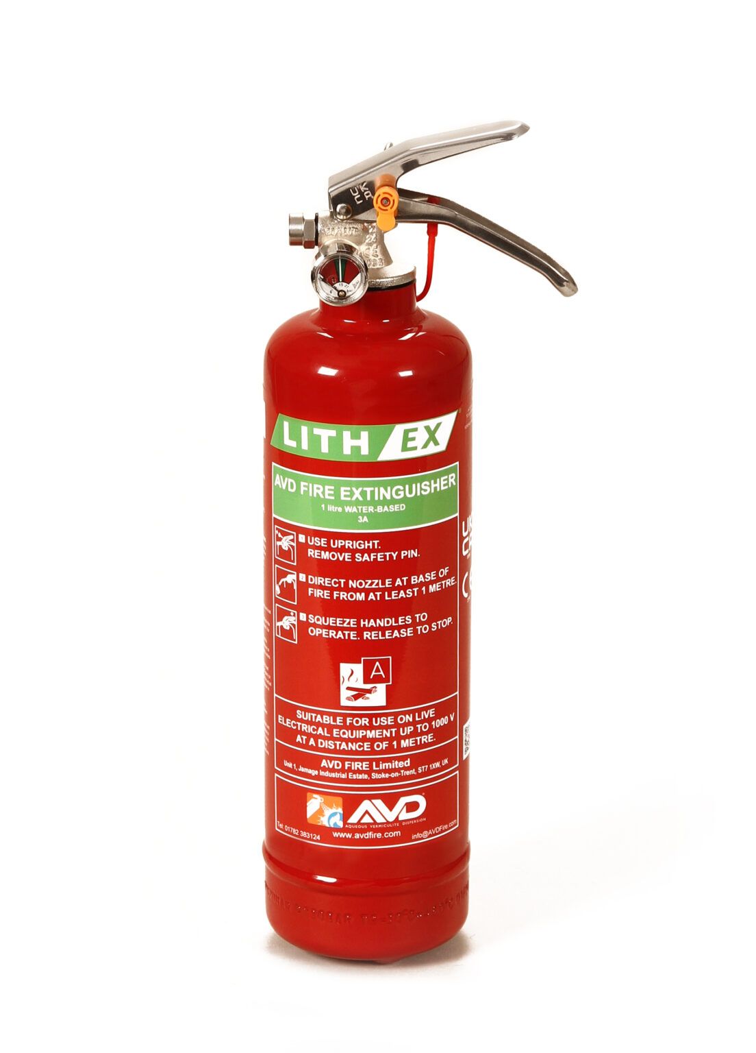 Lithium Battery Fire Extinguishers - AVD Fire