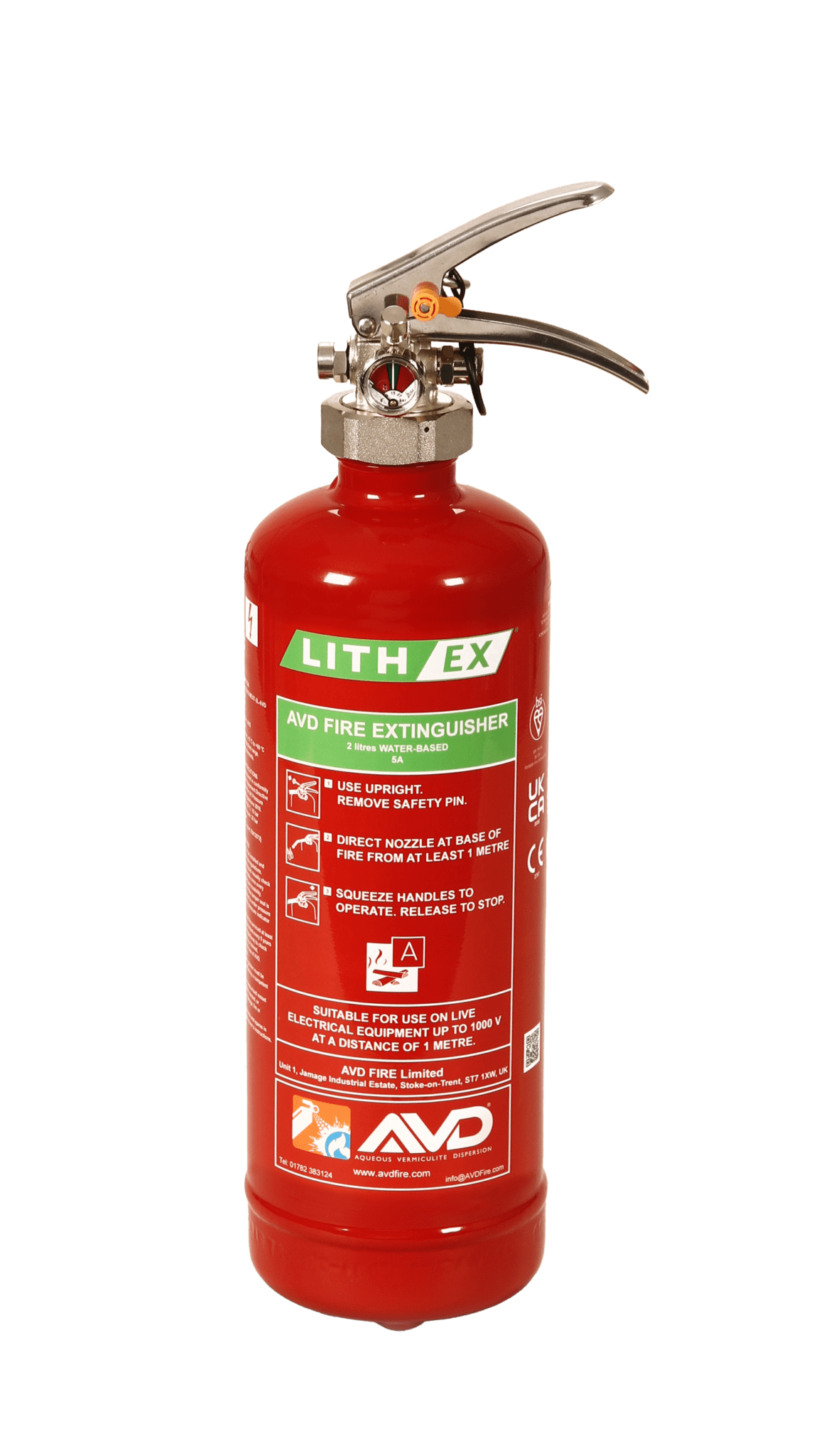 Lithex Aerosol Fire Extinguisher 500ml - AVD Fire