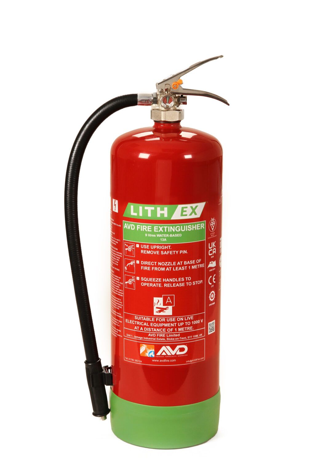 Lithium Battery Fire Extinguishers - AVD Fire