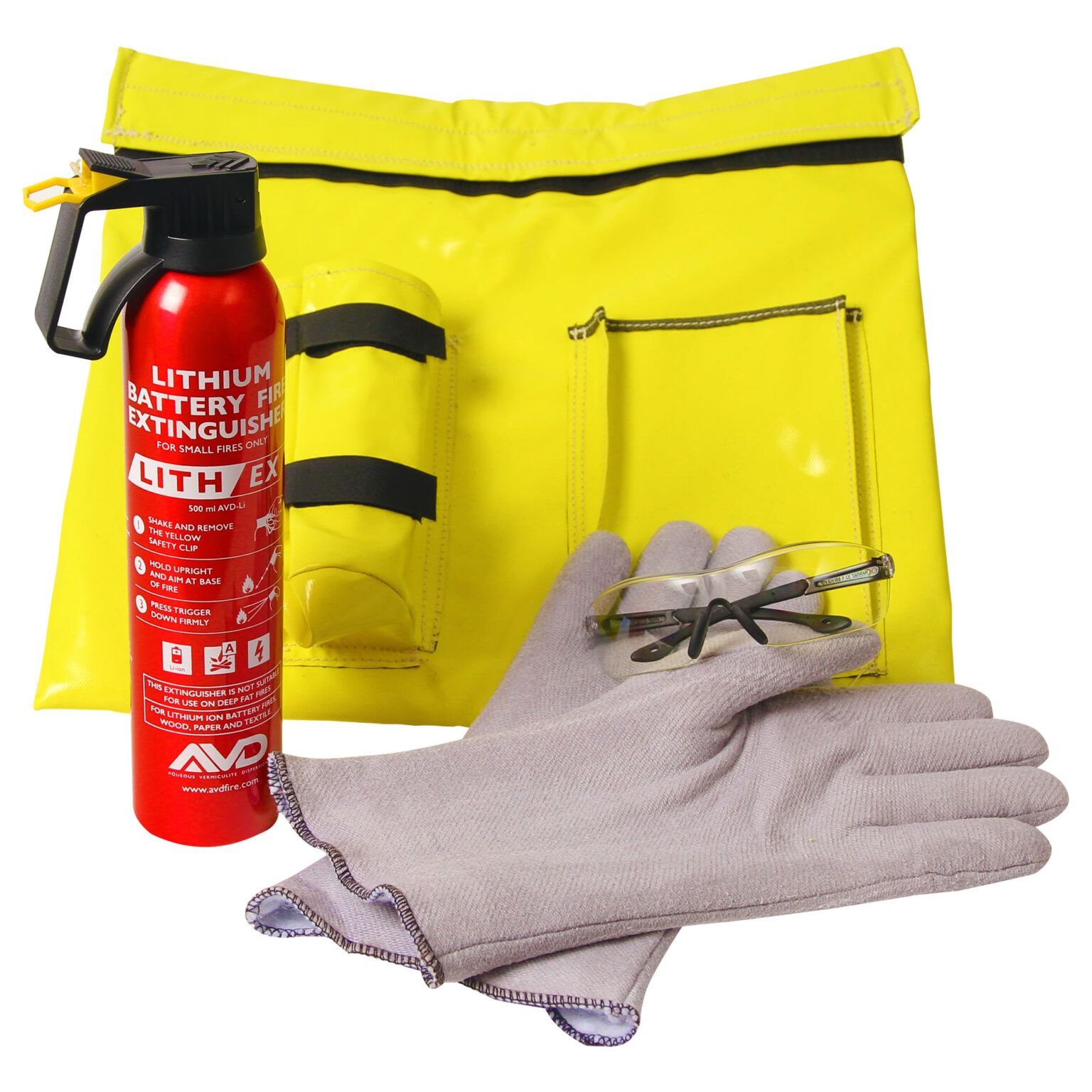 Small AVD Fire Suppression Kit for Lithium-ion Fires - AVD Fire
