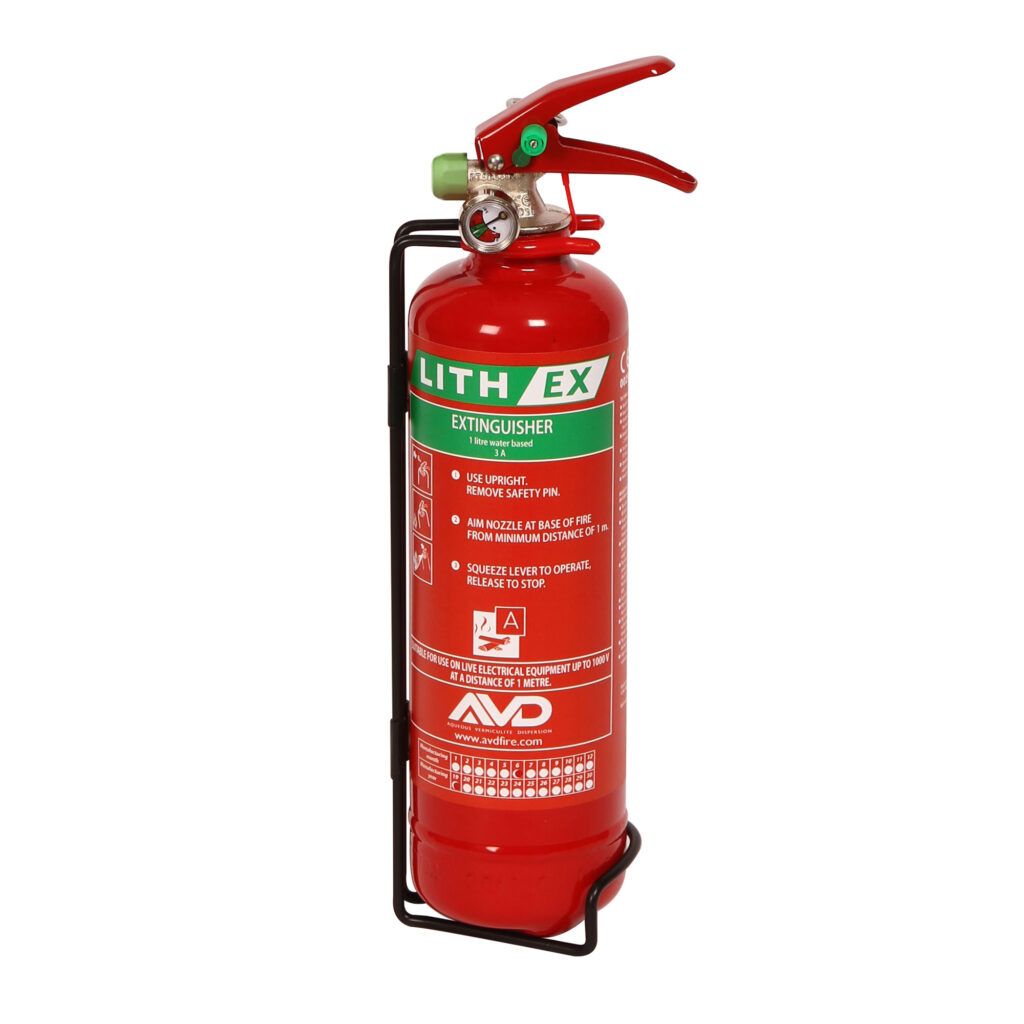 9 Litre Lithium Battery Fire Extinguisher - AVD Fire